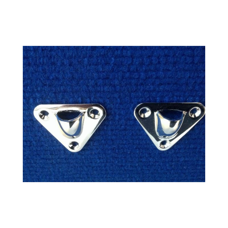 CHROME FIXED SIDE HARD TOP PAIR