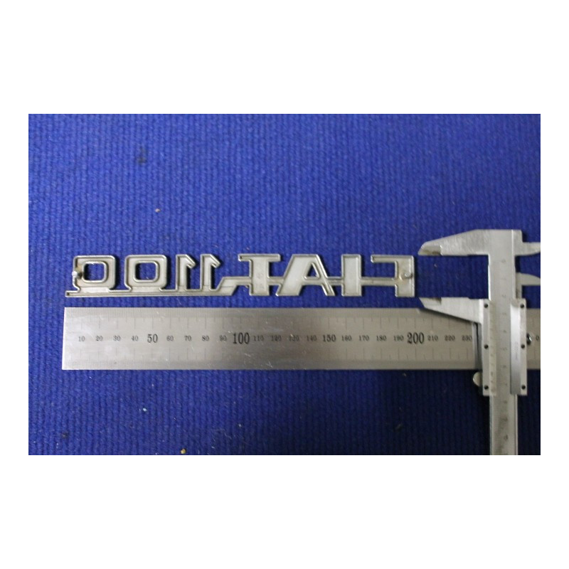 FIAT 1100 METALLO CROMATO IN RILIEVO